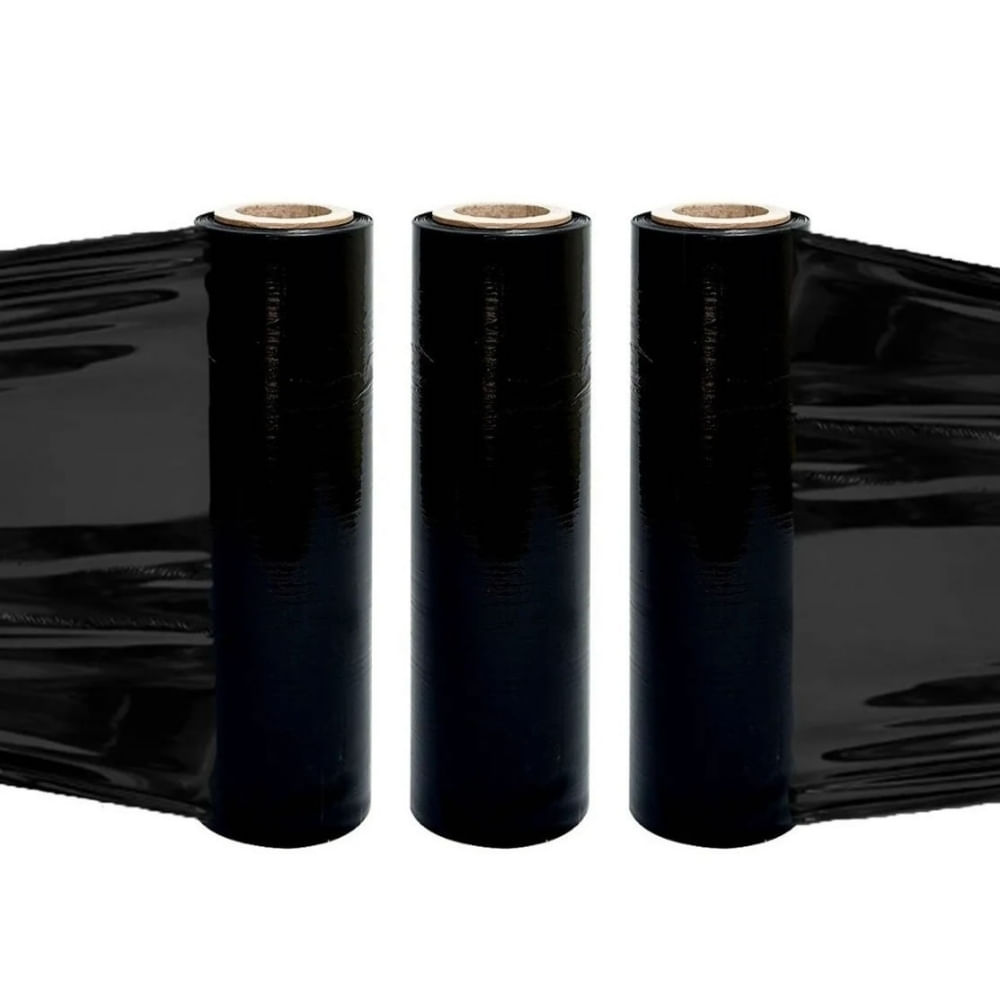 ROLLO STRECH 50 CMS CALIBRE 8 X 457 MTRS COLOR / NEGRO-AZUL-BLANCO ...